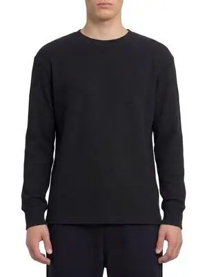 ENTIRE STUDIOS Cotton Knit Crewneck Sweater - Black