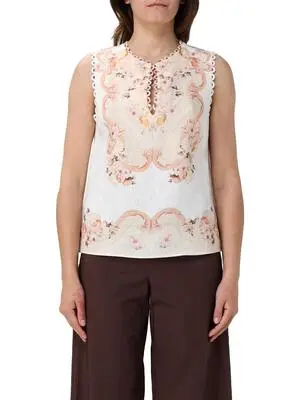 TWINSET Sleeveless Printed Blouse - Multicolor
