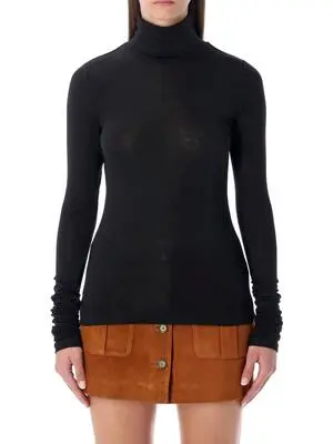 THE GARMENT Turtleneck Top - Black