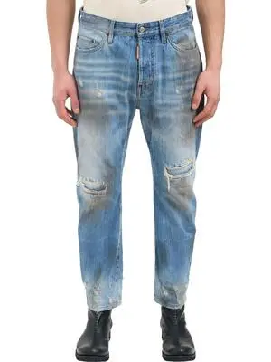 Dsquared2 Slim Fit Distressed Jeans - Denim