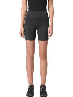 PLEIN SPORT Technical Stretch Fabric Shorts - Black