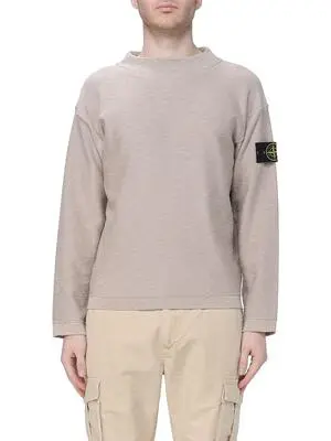 Stone Island Ribbed High Neck Pullover - Sand