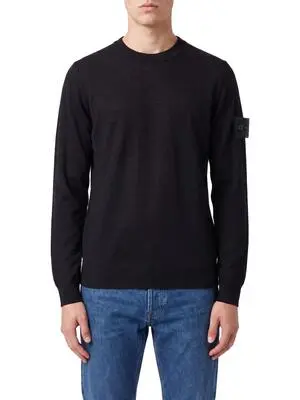 Stone Island Stone Island Crew Neck Pullover Black