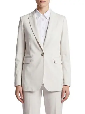 CIRCOLO 1901 Single-breasted Cropped Cotton Blazer - Hazel