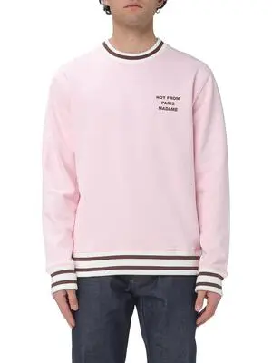 Drole De Monsieur Cotton Crew-neck Sweatshirt - Pink