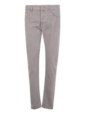 Jacob Cohen Button Detail Jeans - Grey