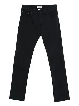 Jacob Cohen Button Detail Jeans - Navy