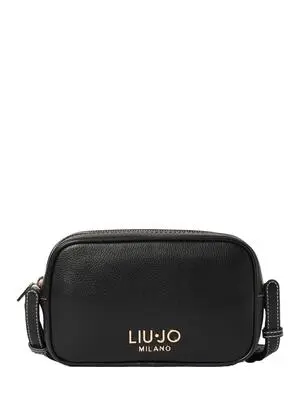 Liu Jo Laminated Grained Synthetic Leather Mini Bag - Black