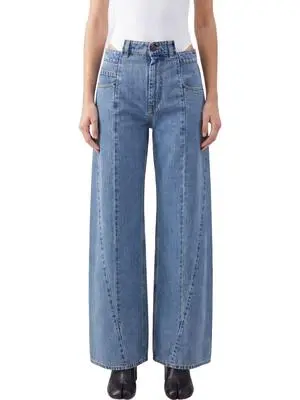 MAISON MARGIELA Maison Margiela Mid-Rise Flare Jeans In Cotton Denim