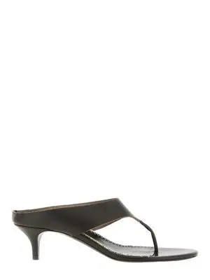 Magda Butrym Nappa Thong Mules - Brown