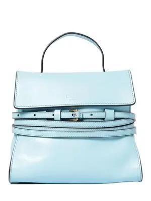 Moschino Moschino Couture Tie Me Leather Bag Blue