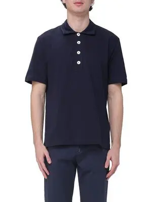 Eleventy Cotton Polo Shirt Blue