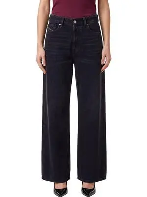 DIESEL® Wide-leg Jeans - Black
