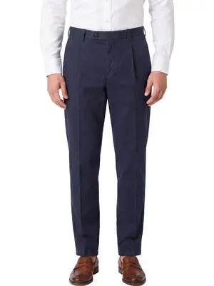 Eleventy Tailored Stretch Cotton Trousers - Blue