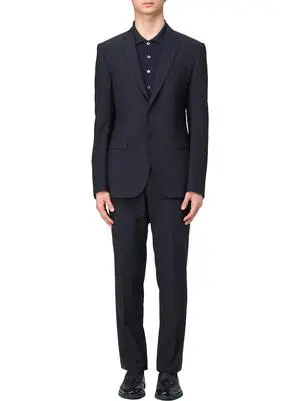 Emporio Armani Suit Men Colour Blue