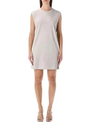 DIESEL® Sleeveless Embellished Dress - Grey