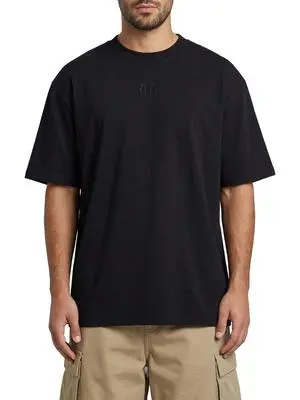 44 LABEL GROUP Maxi Logo Cotton T-shirt Fa01