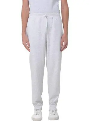 Brunello Cucinelli Wool And Silk Drawstring Jogging Trousers - Grey 1