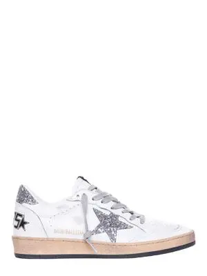 GOLDEN GOOSE Ballstar Sneakers - Silver