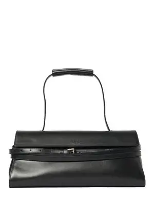 Moschino Tie Me Nappa Leather Bag - Black