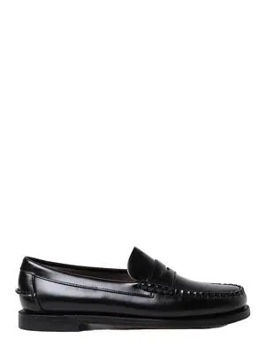 SEBAGO Classic Dan Brushed Leather Loafers - Black