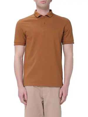 SUN 68 Cotton Polo Shirt Brown