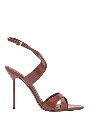 Paris Texas Lidia Calfskin Stiletto Sandals - Pink