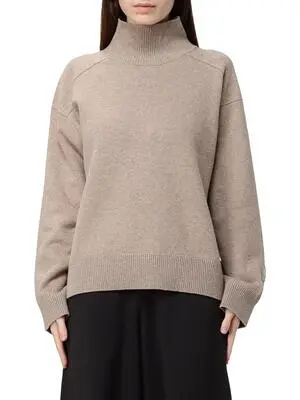 Tory Burch Ribbed Turtleneck Pullover - Grey
