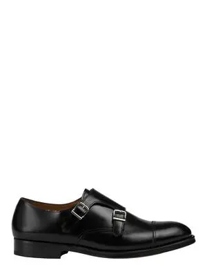 DOUCAL'S Monk Strap Shoes - Black