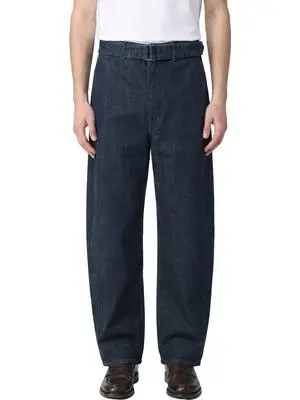 LEMAIRE Baggy Cotton Trousers - Blue