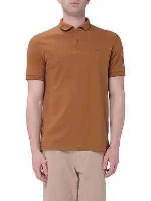 SUN 68 Cotton Polo Shirt Brown
