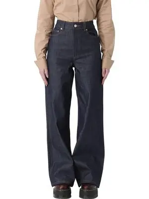 A.p.c. Wide-leg High-waisted Denim Jeans - Blue
