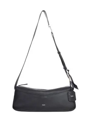 Max Mara Grained Leather Bag - Black
