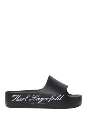 Karl Lagerfeld Platform Sandals - Black