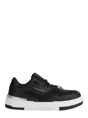PLEIN SPORT Apollo-1 Mesh And Polyester Sneakers - Black