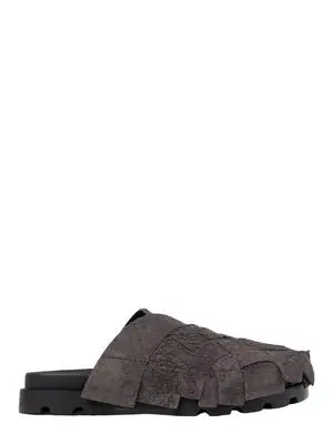 Camper Woven Mule Sandals - Grey