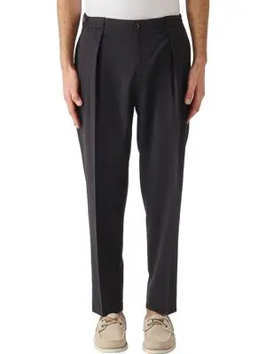 BRIGLIA 1949 Virgin Wool Portobello Trousers - Navy