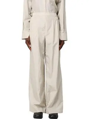 Max Mara Crinkled Taffeta Wide-leg Trousers - Beige