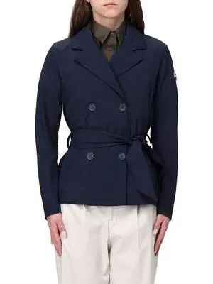 COLMAR Double-breasted Stretch Polyester Trench Coat - Blue