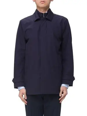 FAY Stretch Nylon Coat - Blue
