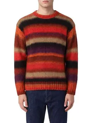 KANGRA Multicolour Striped Wool Crewneck Sweater - Multicolor
