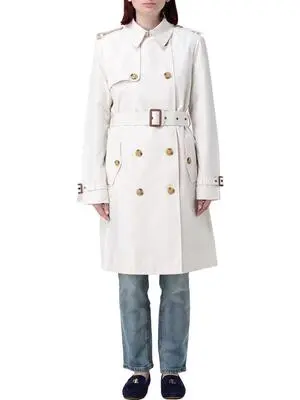 Ralph Lauren Double-breasted Cotton Blend Trench Coat - Coffee