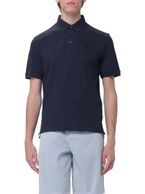BLAUER. Cotton Polo Shirt - Blue