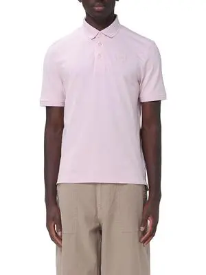 BLAUER. Cotton Polo Shirt - Pink