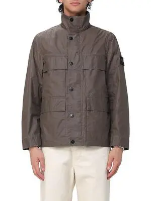 Stone Island Waxed Cotton Jacket - Dark