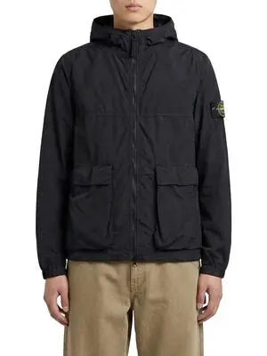 Stone Island Hooded Jacket - Black