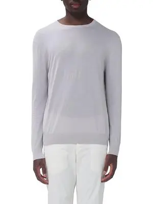 BALLANTYNE Crew Neck Jumper - Grey