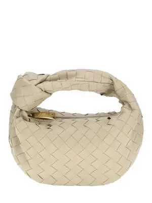 Bottega Veneta Mini Woven Bag Ecru