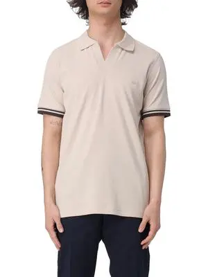 FAY Basic Cotton Polo Shirt Navy