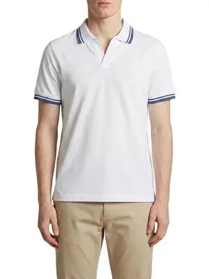 FAY Basic Cotton Polo Shirt White